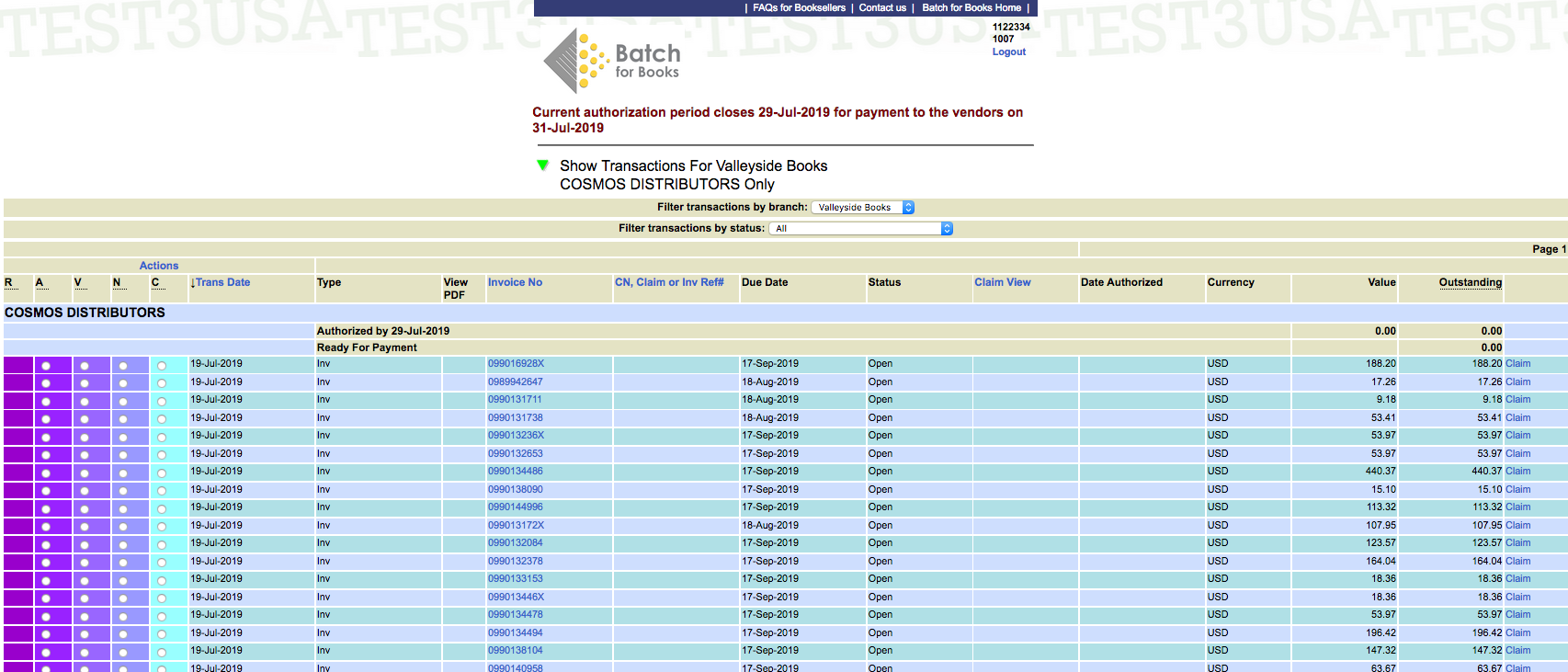 Batch For Books - Making Claims